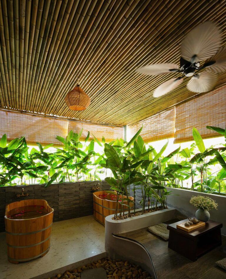 Lam spa 青い スパ - Thiết kế nội thất đặc trưng phong cách Nhật