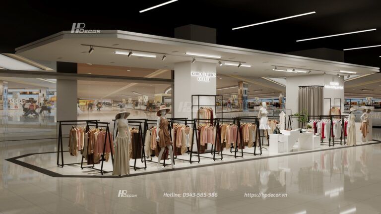 Thiết kế gian hàng thời trang tại TTTM BigC & NOWZONE Hồ Chí Minh - HPdecor
